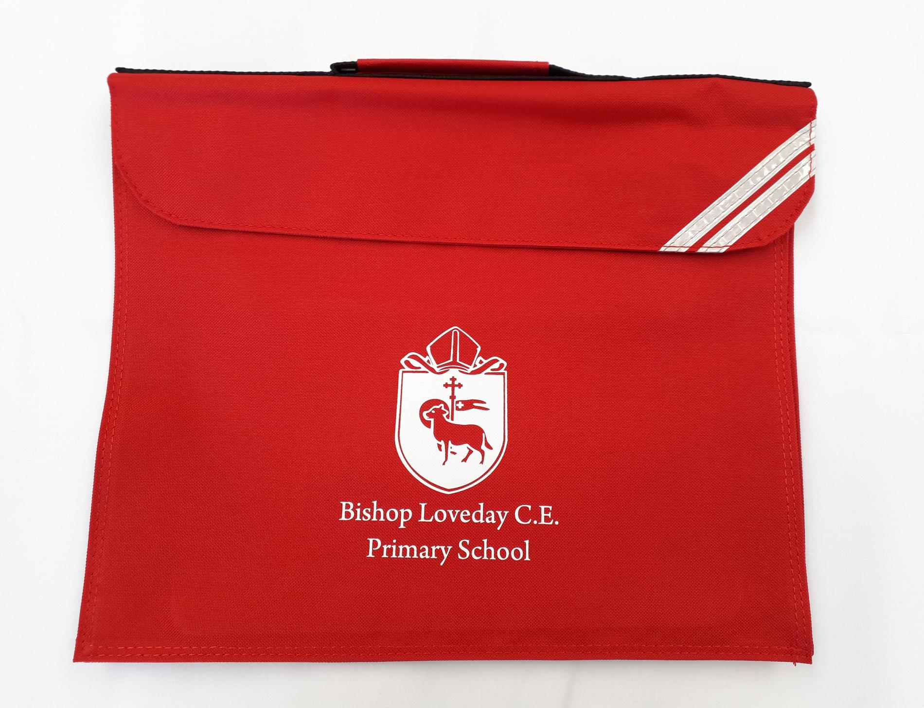 Bishop Loveday Book Bag | Cross Embroidery