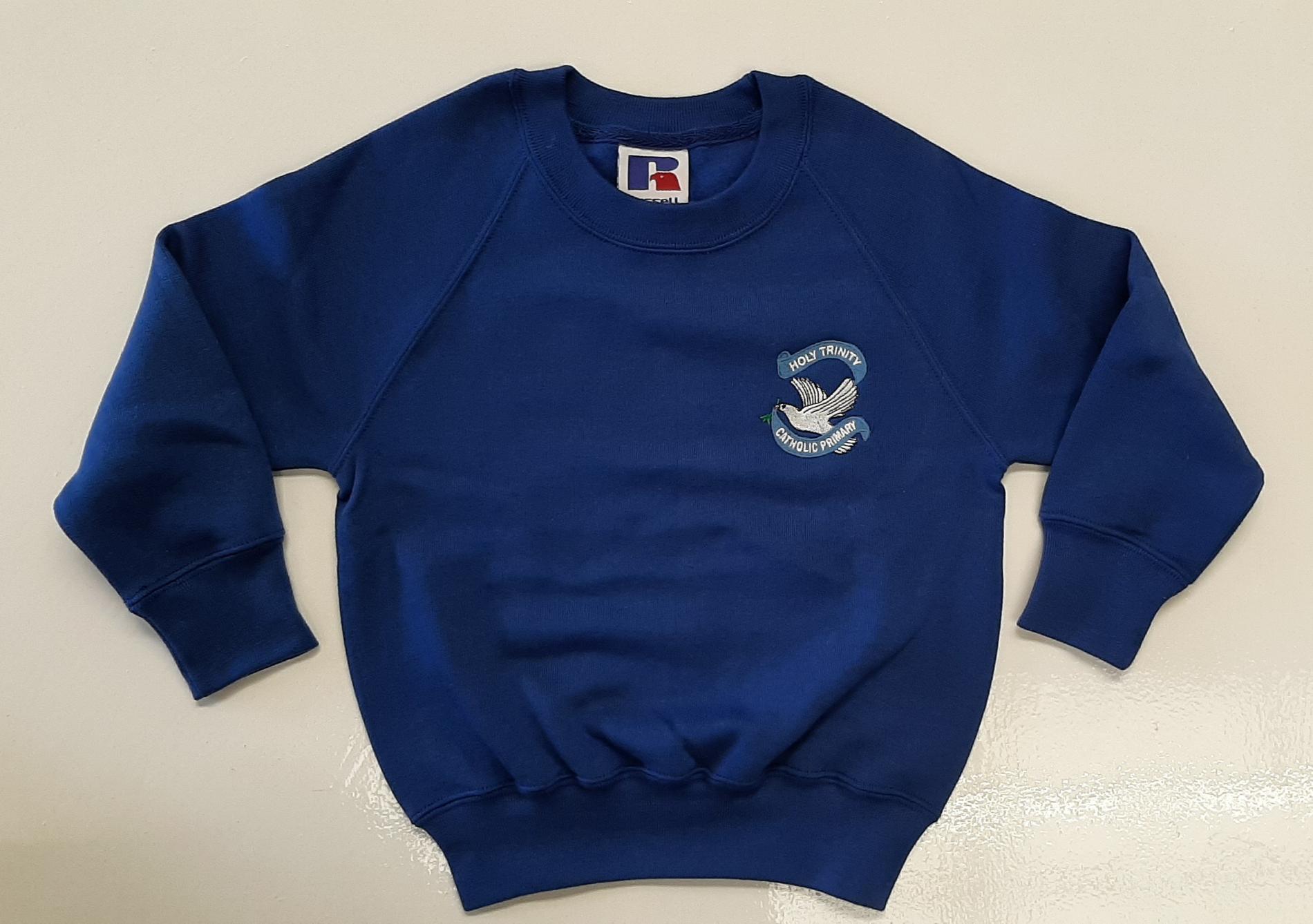 Holy Trinity Sweatshirt | Cross Embroidery